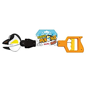 Pincher Pals - Penguin from Deluxebase. Jumbo Sized Hand Grabber Reacher Tool for Kids. Fun claw toys that make fantastic bird gifts!