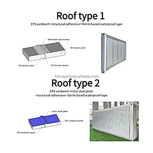 Container House Two Or Three Bedrooms Luxury 40ft 20ft Movable Foldable Expandable Prefab for Sale