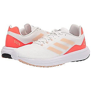 adidas Women's Sl20.2 Running Shoe, White/Halo Blush/Solar Red, 8.5