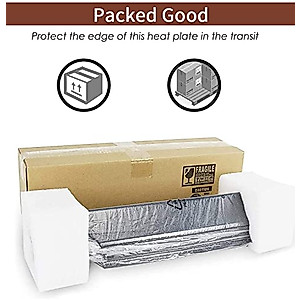 QuliMetal 17 Inch Flavorizer Bars for Weber Genesis II/LX 400, Genesis II/LX E410 E415 E435 E440 S410 S415 S435 S440 Series Gas Grills, Porcelain Steel 16GA Heat Plates Parts for Weber 66033 66796