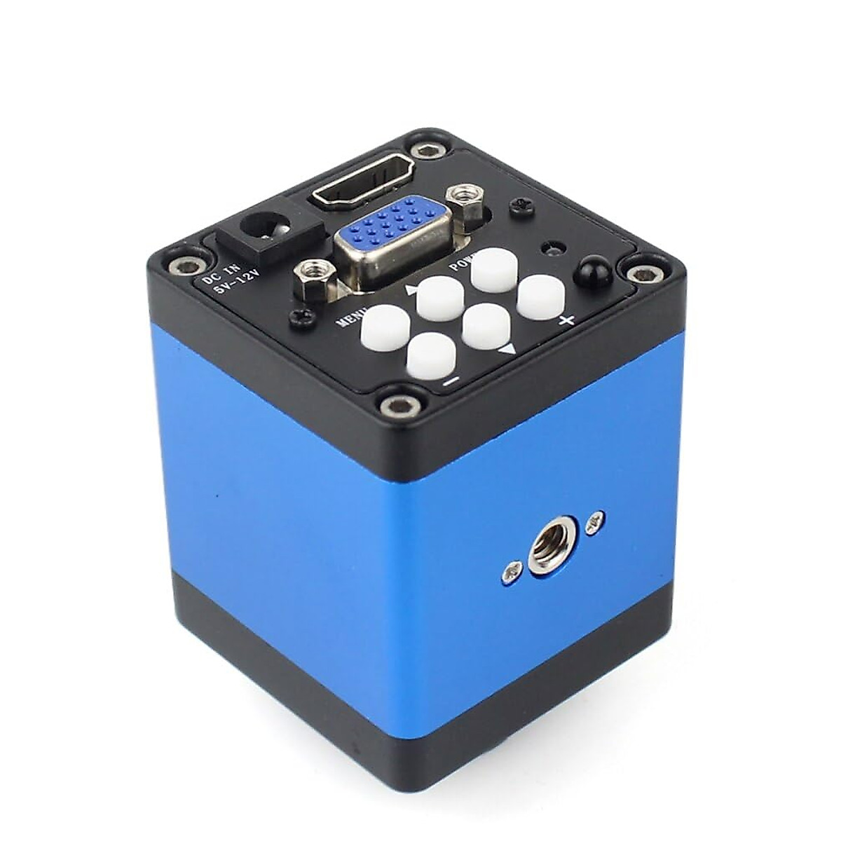 HDMI VGA 13MP Monocular Microscope Digital Camera + 130X 180X Adjustable Lens + 56 LED Light Suit for Repair Phone Soldering (Color : 13MP Camera)