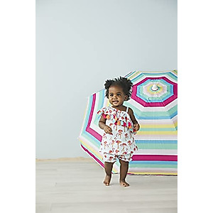 Mud Pie Baby Girls' Short Set, Flamingo, Medium, 2T-3T