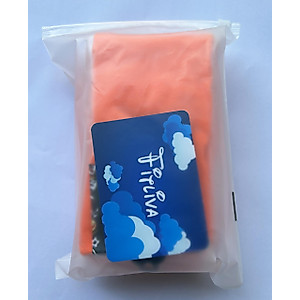 Fitliva Neon Orange Tube Socks Halloween Socks Softball Uniform (3Pack-Orange)