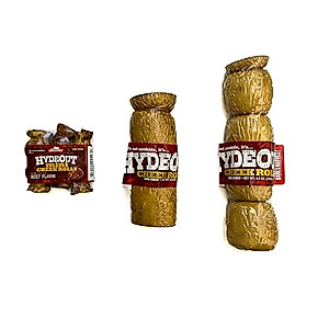 Superior Farms Pet Provisions Hydeout All-Natural Mini Cheek Rolls for Small Dogs, Beef Flavor, 3 Pack, 4.2oz / 120g