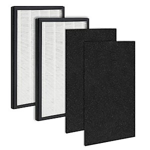 Fette Filter - True HEPA Air Purifier Filter Compatible with Germ Guardian FLT5600 Filter N for Model AC5600W. Compare to Part # FLT5600. (Pack of 2)
