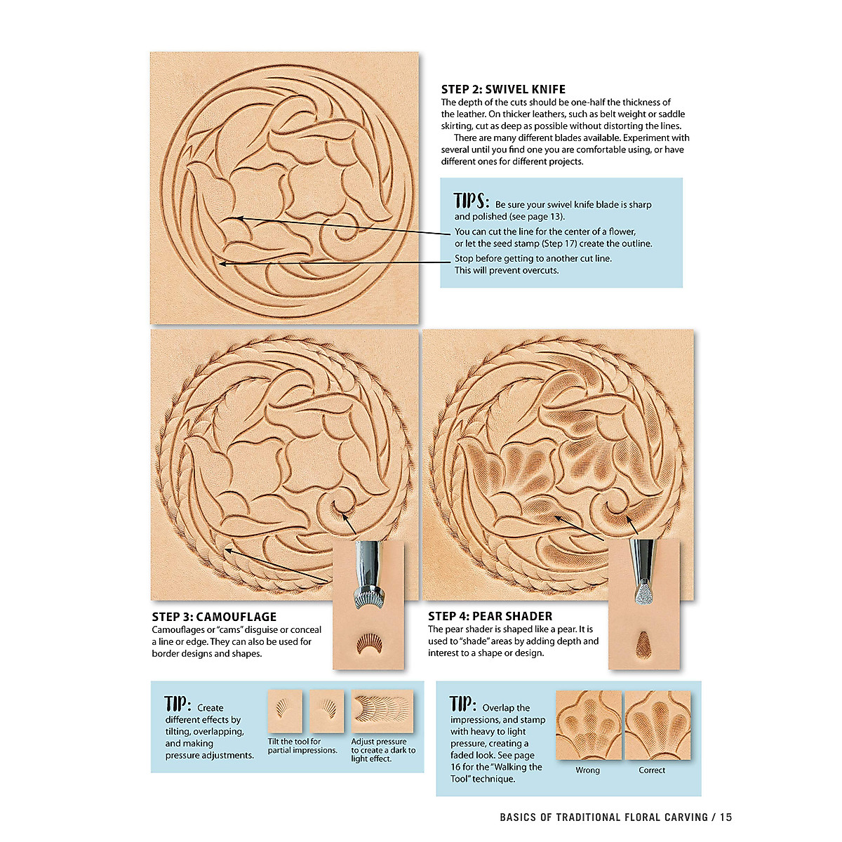 Get Started in Leather Crafting: Step-by-Step Techniques and Tips for Crafting Success (Design Originals) Beginner-Friendly Projects, Basics of Leather Preparation, Tools, Stamps, Embossing, & More