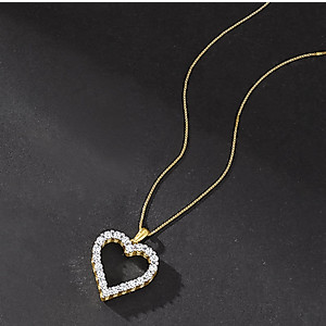 Ross-Simons 0.30 ct. t.w. Diamond Heart Pendant Necklace