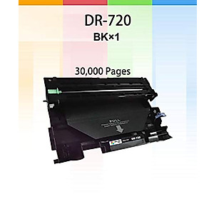 (Pack of 1) Compatible DR-720 DR720 DR 720 Drum Unit (for Toner TN750 TN720) Used for DCP-8155DN DCP-8150DN MFC-8950DW MFC-8710DW MFC-8910DW HL-6180DW HL-5450DN HL-5470DW Printer, Sold by GTS