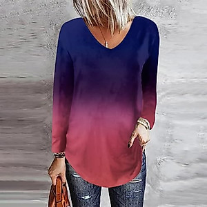 JJHAEVDY Christmas Oversized Sweatshirts Hooded for Women Long Sleeve Tshirts Lightweight Cute Sweatshirt Work Outfit Big Sister Shirts for Girls Sweatshirts(2-Purple Pink,XX-Large)