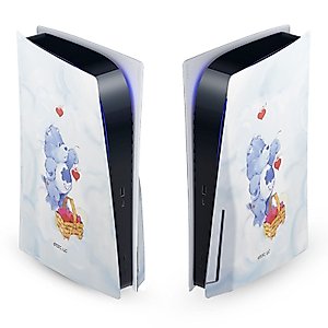 Head Case Designs Officially Licensed Care Bears Grumpy Classic Matte Vinyl Faceplate Sticker Gaming Skin Case Cover Compatible with Sony Playstation 5 PS5 Disc Edition Console