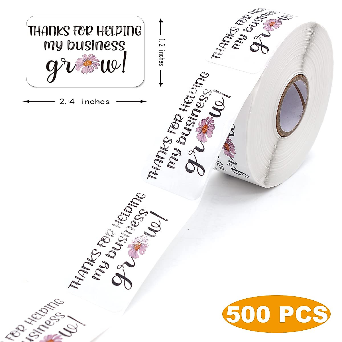 Thank You Sticker,Small Shop Sticker, Small Business, Handmade Sticker,Packaging Sticker (Grow)