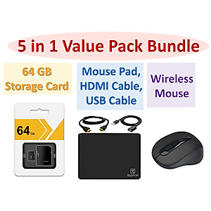 asus Chromebook Thin Light Laptop, 14'' HD Nano-Edge Display, Intel Celeron N3350 (Upto 2.4GHz), 4GB RAM, 96GB Storage (32GB eMMC +64GB SD),Webcam, WiFi, Long Hour Battery, Chrome OS+HubxcelAccessory