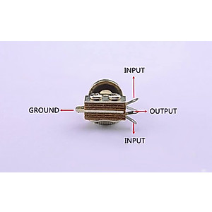 JD.Moon Electric Guitar 3 Way Toggle Switch Pickup Selector Switch with Brass Tip Knob (Chrome)