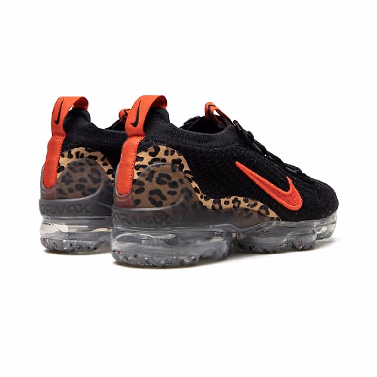 Nike womens Air Vapormax 2021 FK shoe, Black/Crimson/Brown, 6