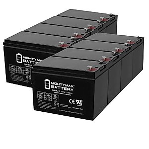 Mighty Max Battery 12V 7Ah Compatible Battery for APC Back-UPS XS1500 XS 1500-8 Pack