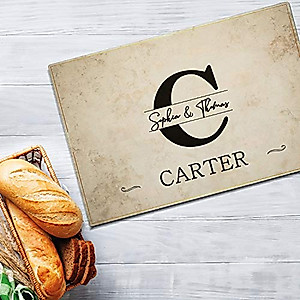 Personalized Glass Cutting Board, Tempered Glass Cutting Board | 12 Designs, 16x11 | Housewarming Gifts, Personalized Wedding Gifts for Couple | Custom Cutting Boards for Kitchen, Kitchen Sign