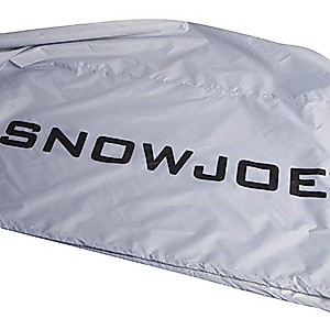 Snow Joe SJCVR-21 Universal Electric + Cordless Indoor/Outdoor Snow Thrower Cover for Snow Throwers up to 21-Inches in Width White