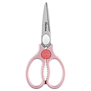 Simba Premium Portable Safety Food Scissors (Pink)