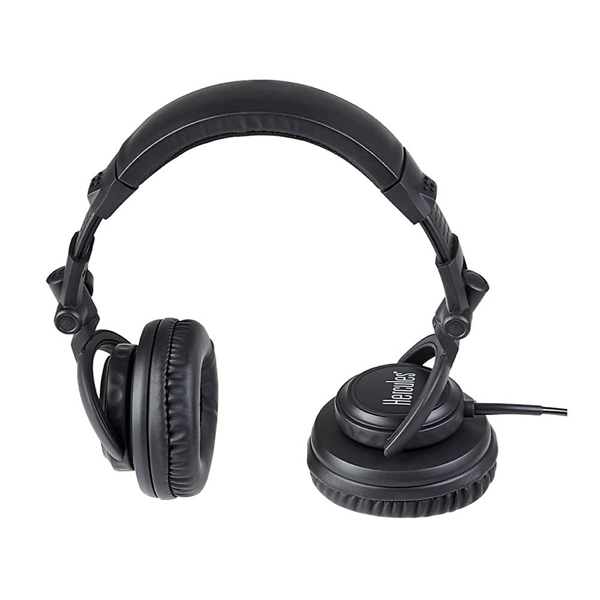 Hercules DJ Starter with Serato DJ Lite Controller and DJMonitor 32 Active Speakers Bundle With Headphones, Laptop Stand and 4-Port USB 3.0 Hub (3 Items)