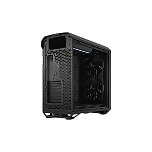 Fractal Design Torrent Black - Light Tint Tempered Glass Side Panel - Open Grille for Maximum air Intake - Two 180mm PWM and Three 140mm Fans Included - Type C - ATX Airflow Mid Tower PC Gaming Case