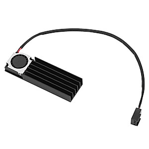 SSD Radiator with Fan Scientific Efficient Cooling Air Duct Heat Sink Thermal Module for All M.2 2280 Hard Drives and Desktop Computers
