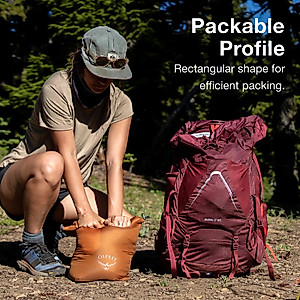 Osprey 20L Waterproof Dry Sack with Window, Black