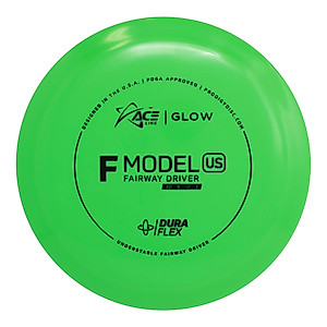 Prodigy Discs Ace Line Glow DuraFlex F Model US Fairway Driver Golf Disc [Colors May Vary] - 170-176g