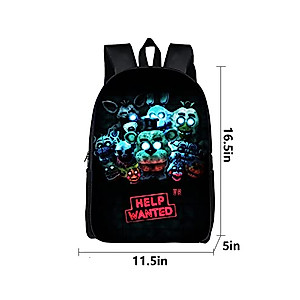 ZEK Cartoon Game Backpack Unisex Backpacks 3d Printing Backpack Sports Double Shoulder Bag Casual Daypacks 3-One Size