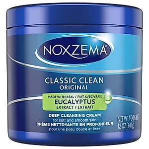 Noxzema Classic Clean Cleanser Original Deep Cleansing, Eucalyptus,Original - 12 Oz (Pack of 6)