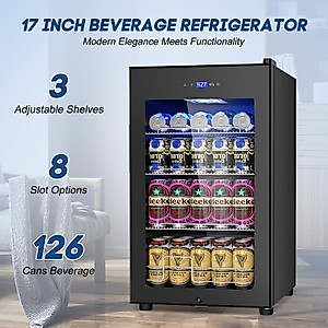 Velivi Upgraded 24 Inch Wine Cooler Refrigerator, 190 Bottles Wine Fridge with Professional Temperature Control System, Freestanding or Built-in installation, Quiet Operation