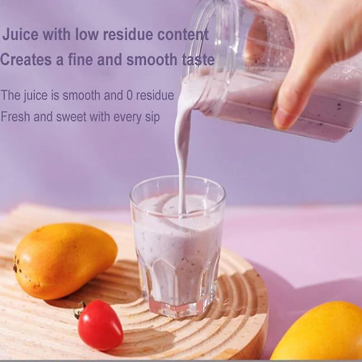 TANACC Portable Juice Blender Juicer Cup Portable Electric Juicer Mini Handheld Mixer Multifunction Juicer Blender Cup, Fresh Fruit Veget