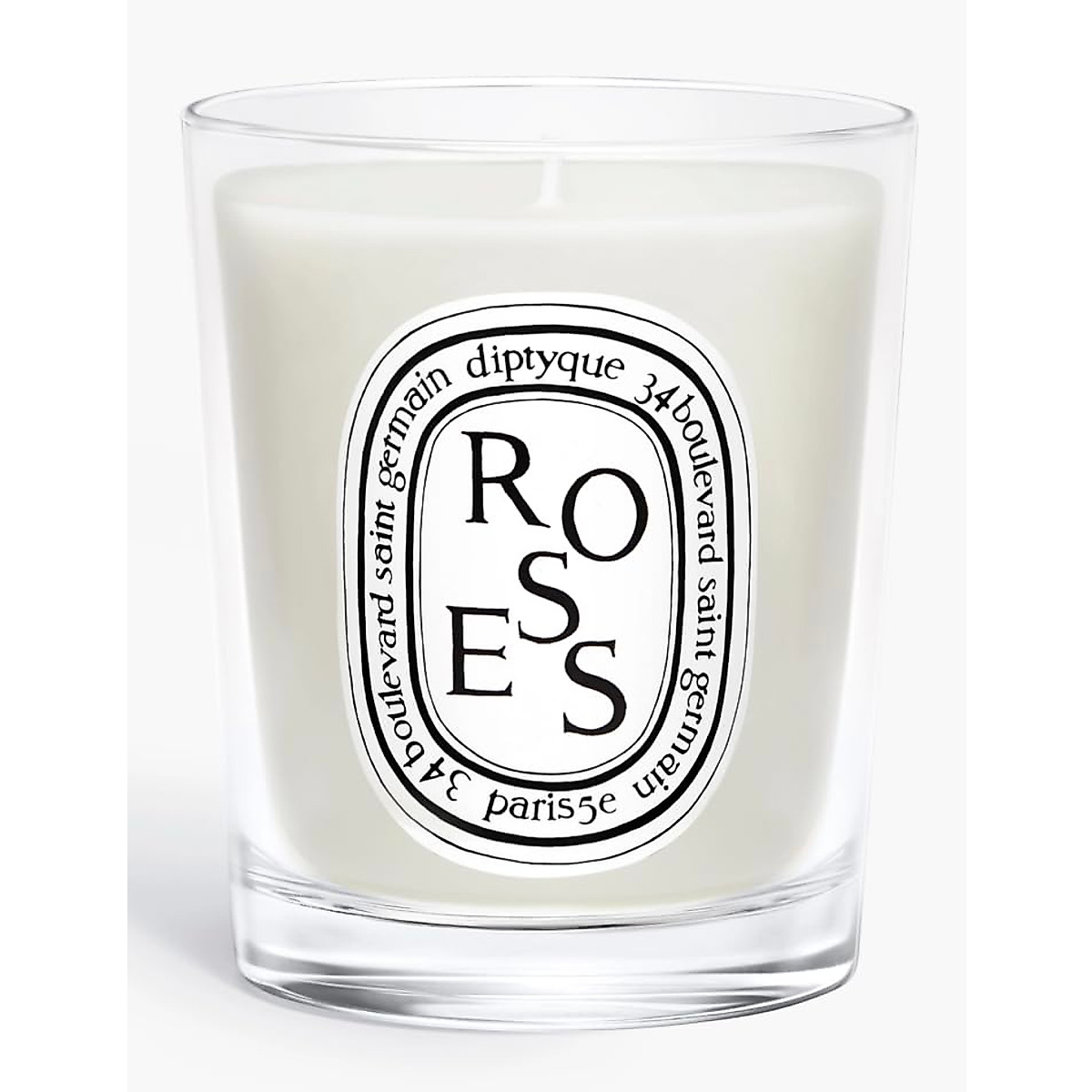 DIPTYQUE Baies Roses & Figuier Scented Candle 3 Piece Set 70 Grams Each Gift Boxed, White