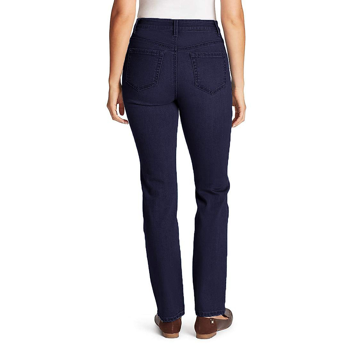 Gloria Vanderbilt Women's Classic Amanda High Rise Tapered Jean for Women - Rinse Noir 14 Short