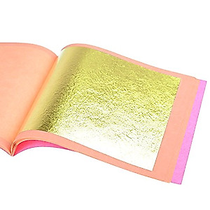 Genuine Gold Leaf Sheets 24k - by Barnabas Blattgold - 3.1 inches - 25 Sheets Booklet - Loose Leaf