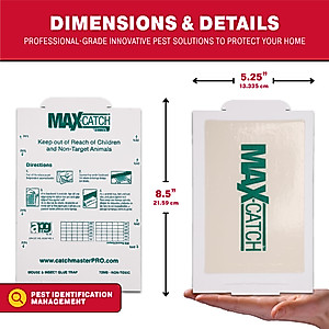 Catchmaster Mouse & Pest Glue Board Bundle, 36 Glue Boards & 6 Pack Large Glue Traps, Rat & Mouse Traps Indoor for Home, Pre-Scented Pest Control