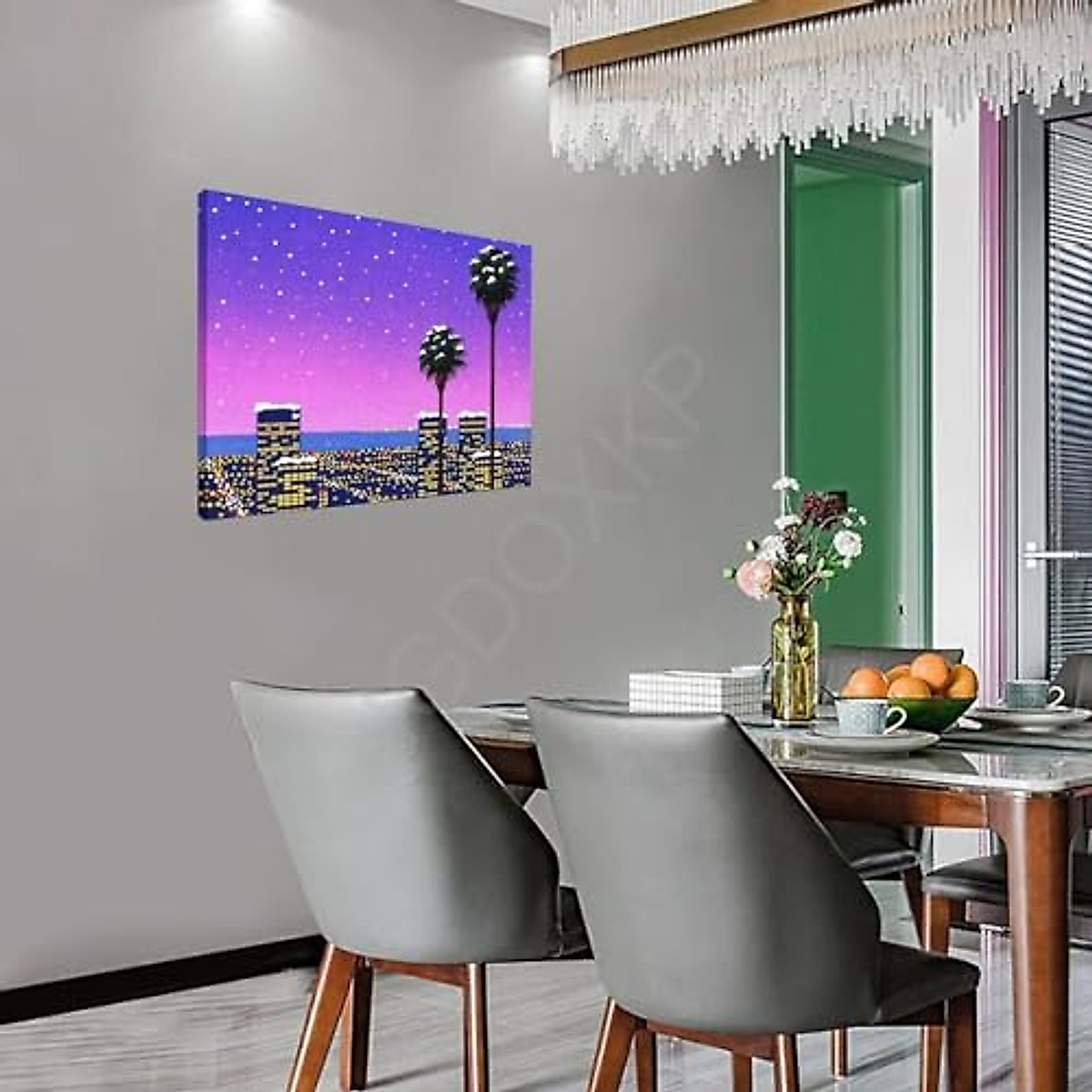 Surrealistic Work of Artist Hiroshi Nagai Retro Modern Art Pop Poster (3) Canvas Poster Wall Art Decor Print Picture Paintings for Living Room Bedroom Decoration Frame-style 20x16inch(50x40cm)