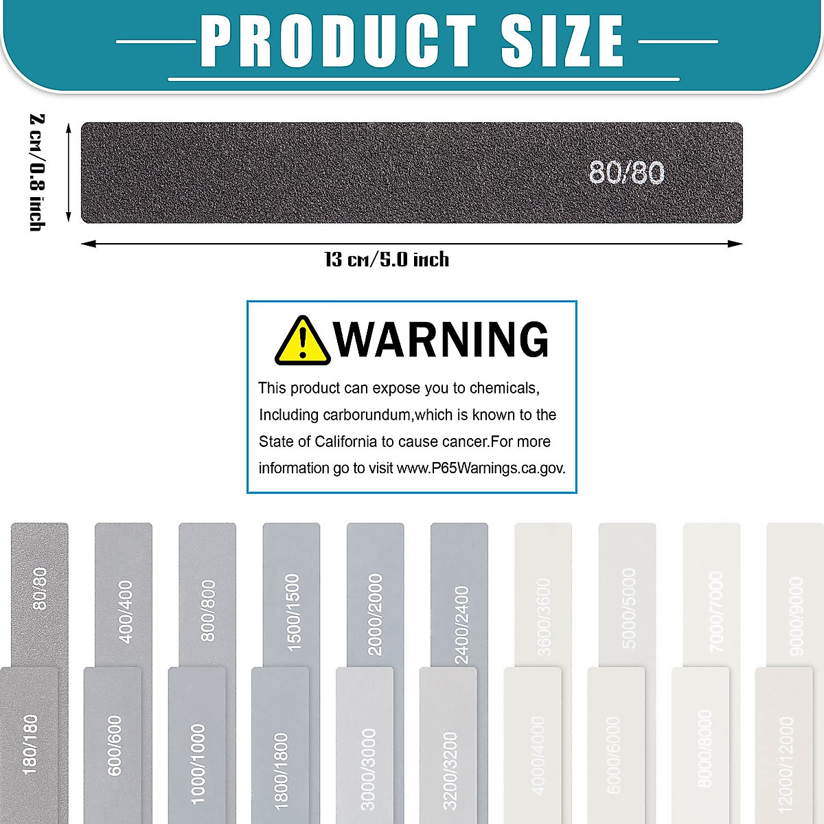 Honoson 60 Pieces Sanding Sticks Buffing Model Sticks for Plastic Models Assorted Metal and Wood Sanding Tools Polishing Stick Accessory for Craft Amateur and Beginner (Classic Style)