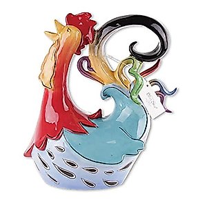 Ceramic Teapot Tea Pot Frisco Falsetto Chicken Rooster