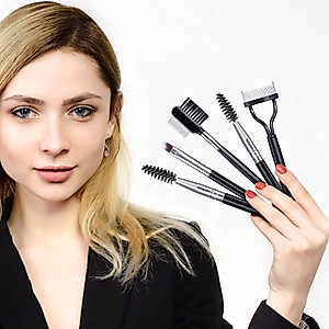 Eyelash Grooming Brush Eyelash Separator Mascara Applicator Eyebrow Comb Brush for Making Up Supplies（5 Pieces）