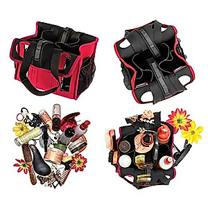 Liphontcta Organizer Bag for Hair Care and Bathroom Accessories | Holder Tool and Storage Caddy for Dorms, Hair Salon and Accessories