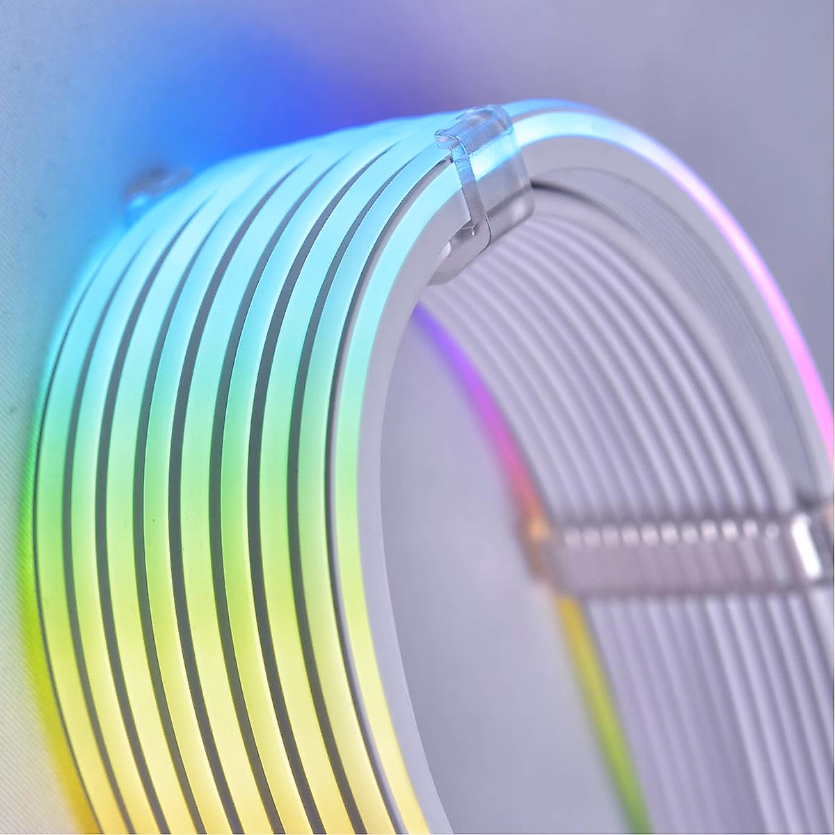 Lian-Li Strimer Plus V2 12VHPWR 3x 8-Pin Female to 12+4-Pin Male ARGB Extension Cable, 8-Light Guides