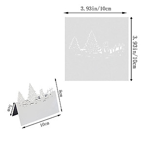 Christmas Table Place Cards, Name Cards, Christmas Place Cards, 50 Pack Buffet Food Tent Labels, Double Design Name Cards, Scored for Easy Folding, Christmas Party Decorations (Christmas Tree Snowman)