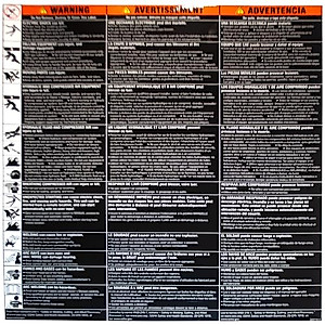 Miller 289210 Label Warning General Precautionary
