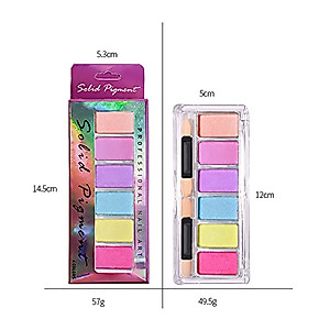 PhantomSky Chrome Powder, 18 Colors Holographic Ultra Fine Glitter Powder Set Rainbow Neon Pearl Pearl Pigment Manicure Glitter Dust - Laser Chameleon Rainbow Powder