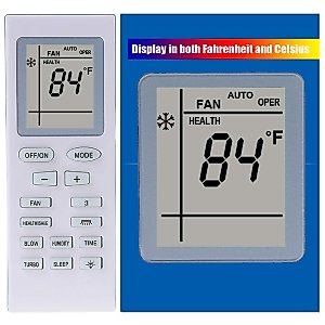 RCECAOSHAN Replacement GREE Air Conditioner Remote Control Model Number (Part Number) YB1F2 YB1F2F YB1FA YB1FAF