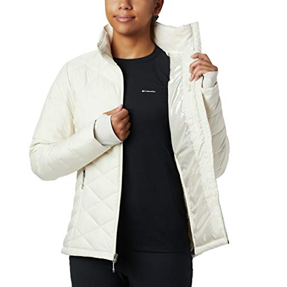 Columbia Womens Heavenly Jacket Chalk, Large