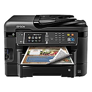 Epson WorkForce WF-3640A Wireless Color All-in-One Inkjet Printer with Scanner and Copier