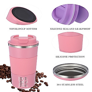 Topphopy 6 Pcs Nurse Gift Bulk Nurse's Day Appreciation 12oz Tumbler Insulated Travel Coffee Mug with Leakproof Lids Thank You Funny Nurse Cup Nursing Week Day Graduation Gift (12OZ, FUNNY)