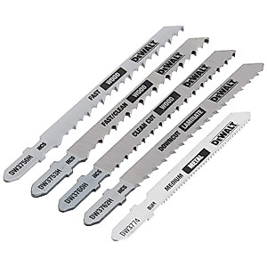 DEWALT Jigsaw Blades Set, T-Shank, 5-Piece (DW3795H)