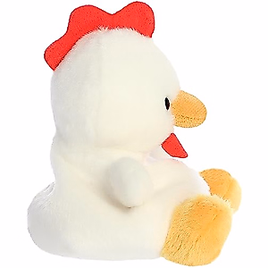 Aurora® Adorable Palm Pals™ Cooper Chicken™ Stuffed Animal - Pocket-Sized Play - Collectable Fun - White 5 Inches